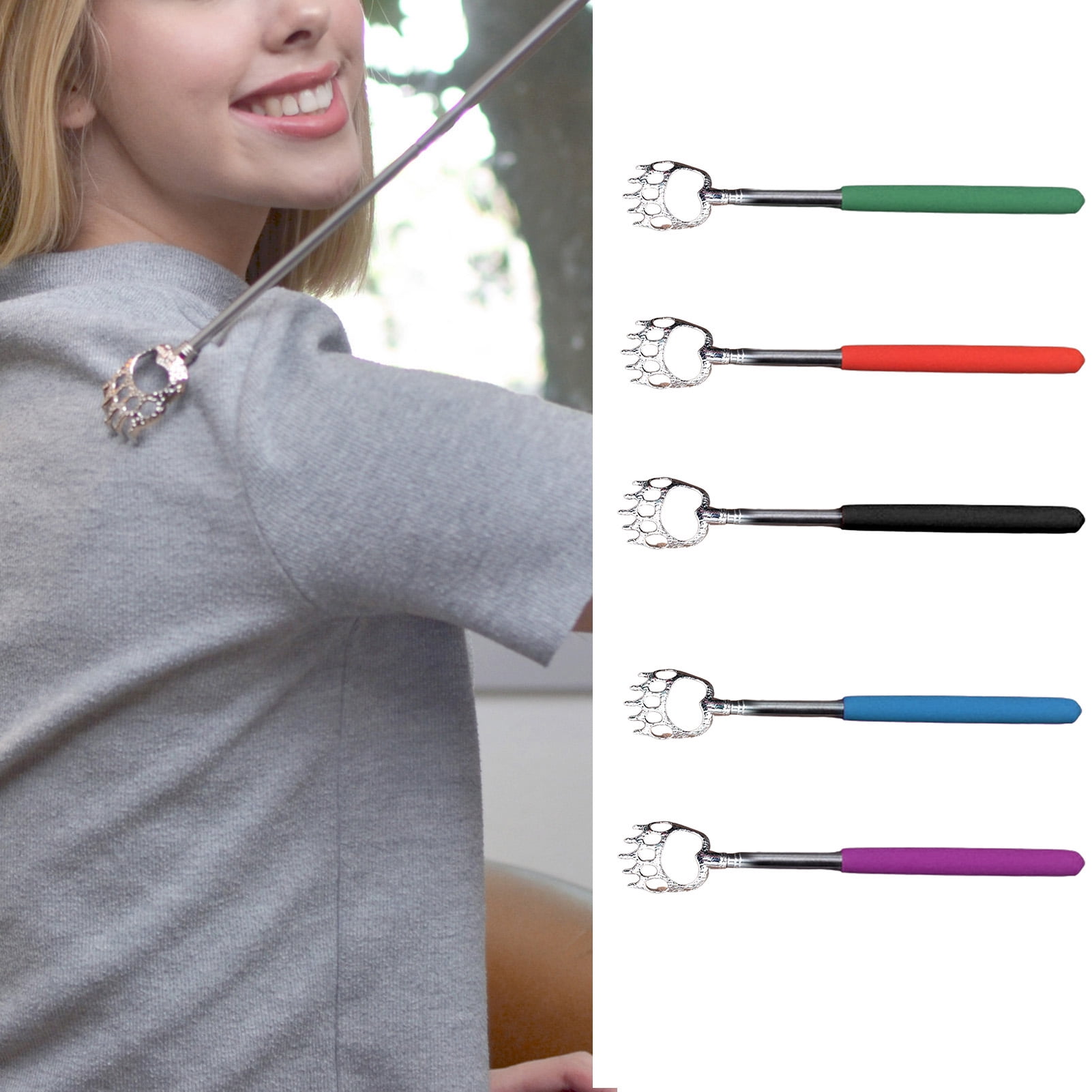 Decor Store Back Scratcher Claw Design Four-section Telescopic ...