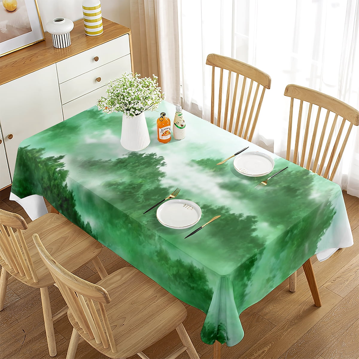 Decor Table Coffee Room Dining Room Living for Cover Table Rectangle ...