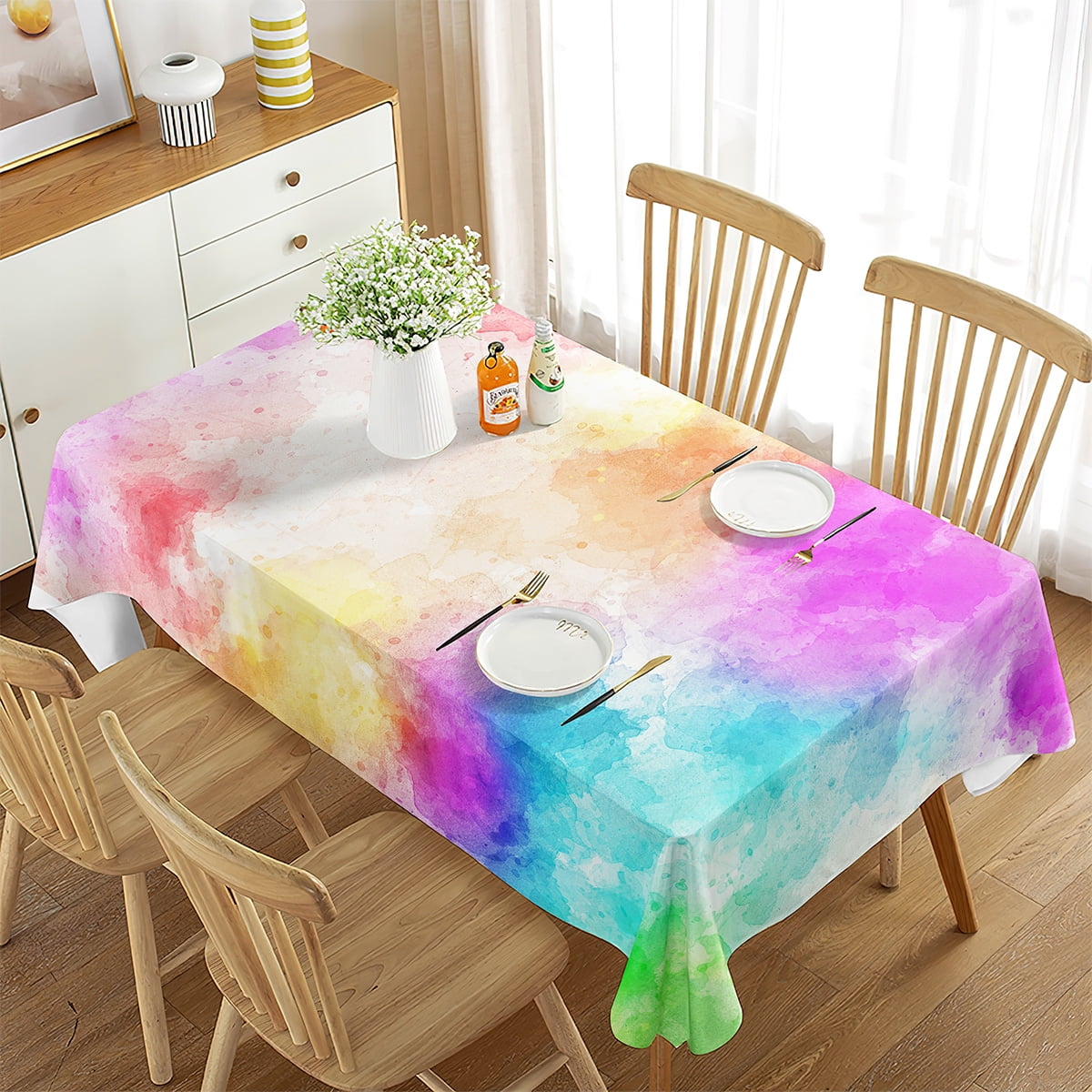 Decor Table Coffee Room Dining Room Living for Cover Table Rectangle ...