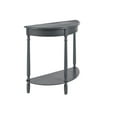 Decor Therapy Half Round Entryway Table with Storage, Antique Navy, 28. ...