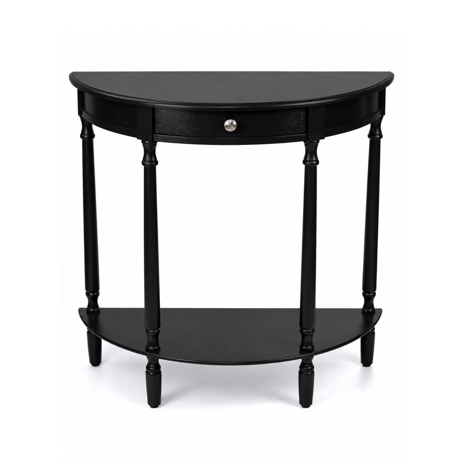 Decor Therapy Truro Half Round Console Table, Traditional Entryway ...