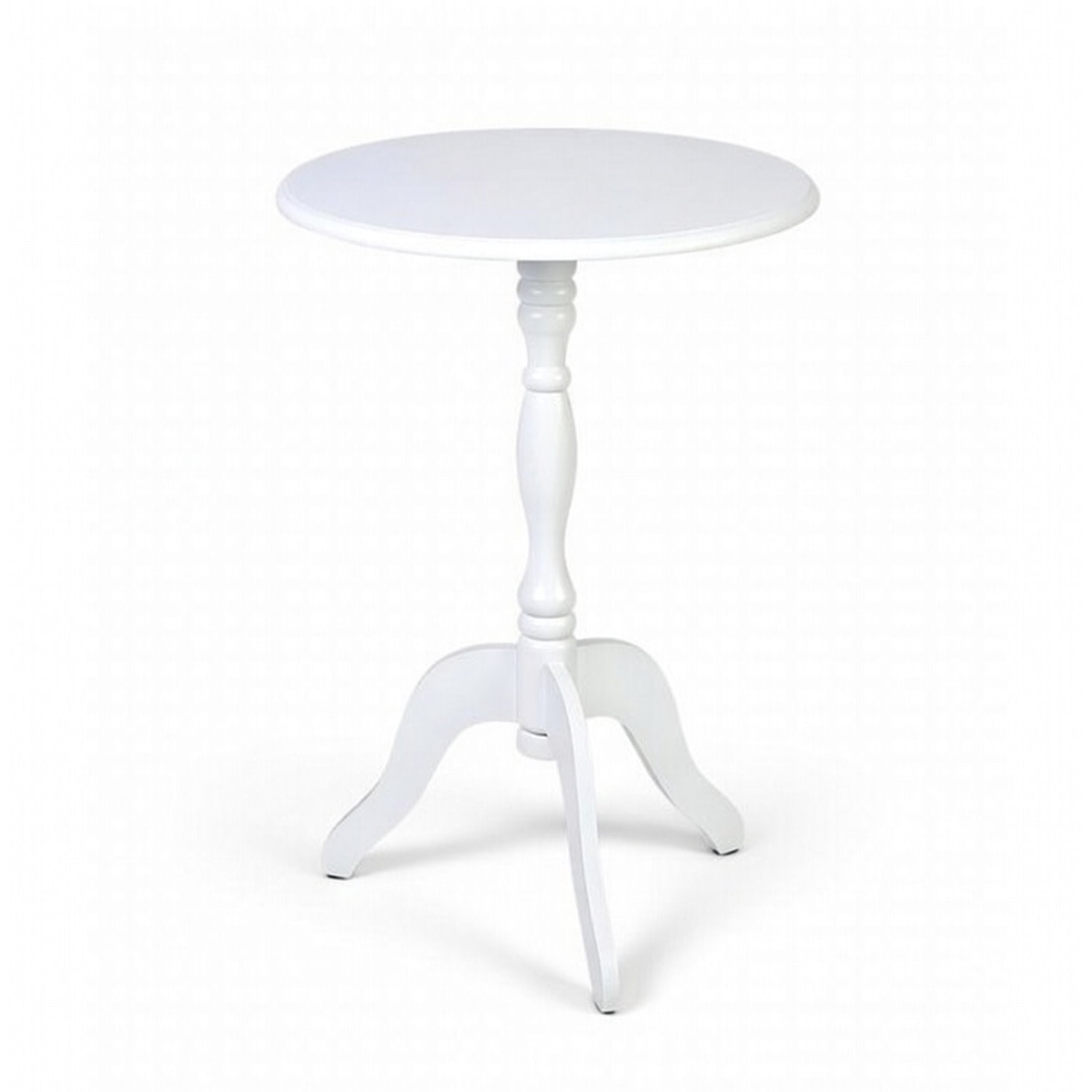 Decor Therapy Warwick Round Accent Table - 3 Leg Pedestal Side Table ...