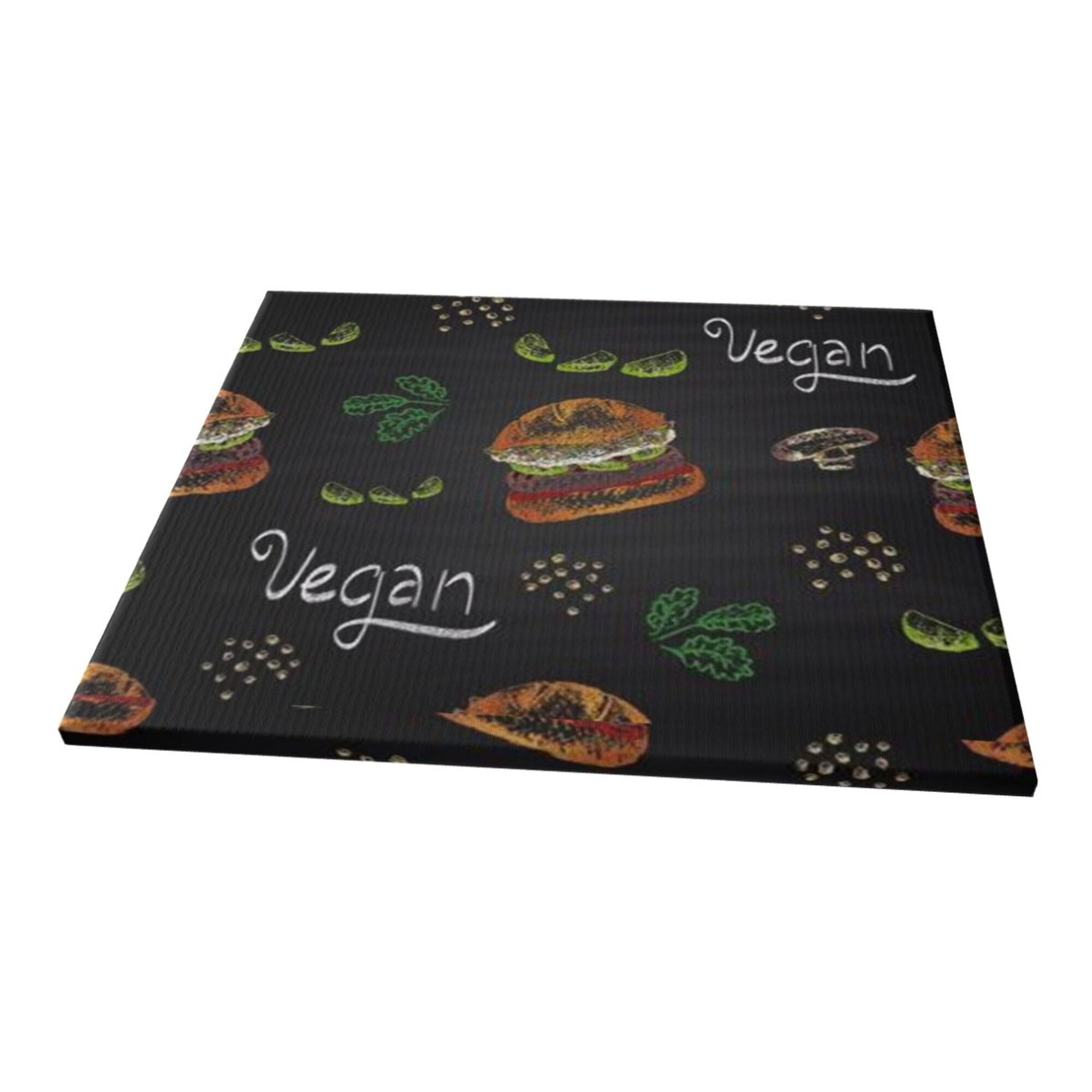 Decor Vegan Avocado Burger Wall Decor Bathroom Canvas Painting Modern ...