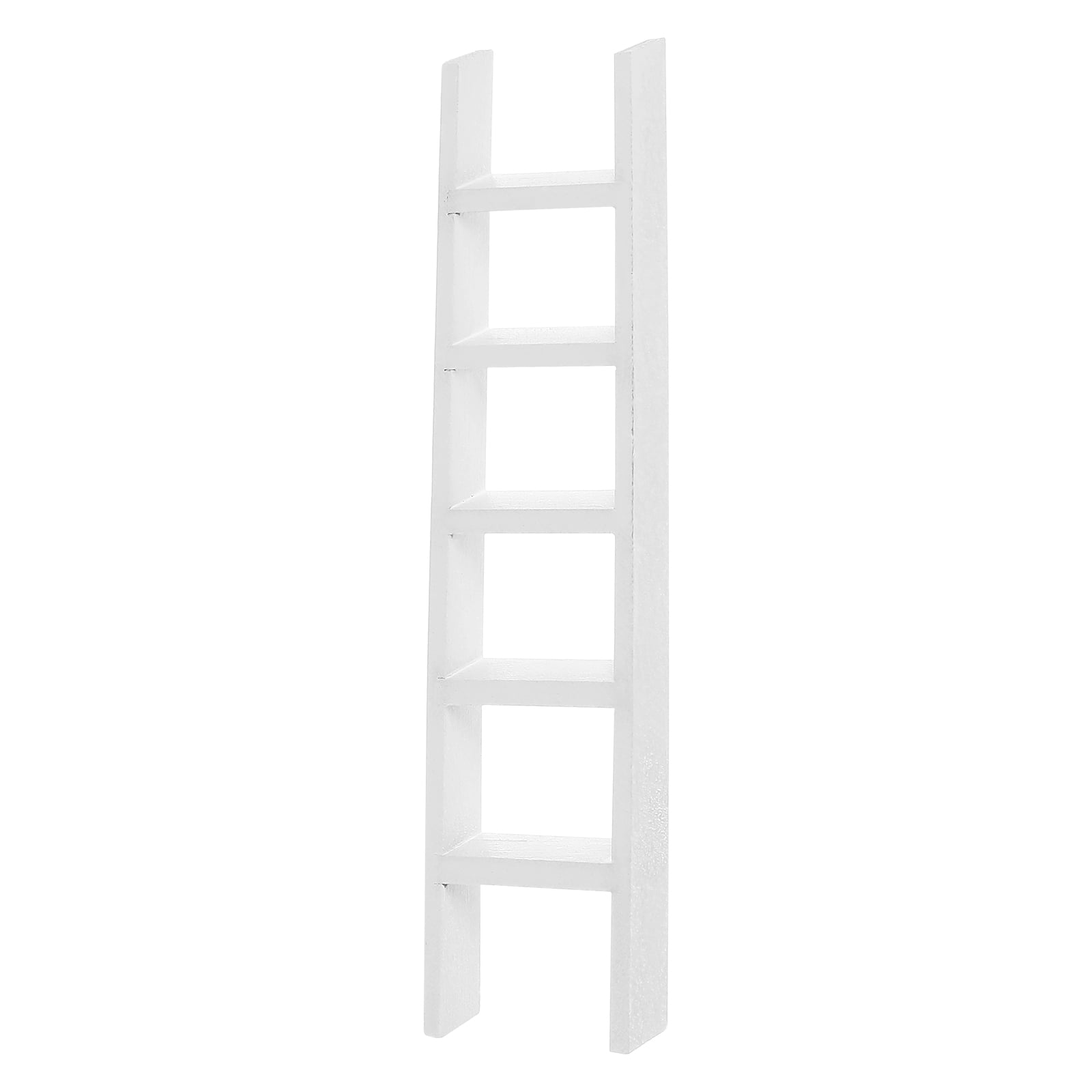 Decor Wooden Mini Ladder Miniature Model Ladder Miniature Dollhouse ...