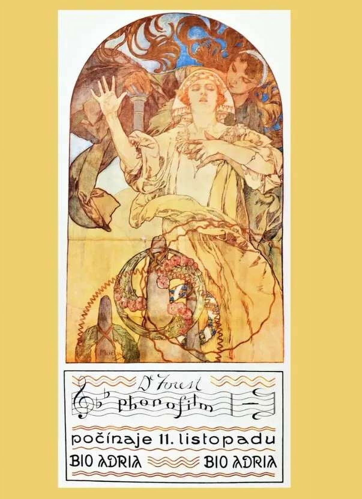 Decor poster.Interior design Art Nouveau.Mucha Opera Nymphs. 16 x 24 ...