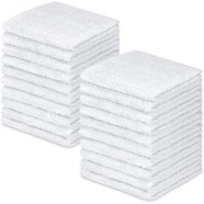 12 Pack - 12 x 12 White Cotton Value Washcloth Rags | Spa Painting ...