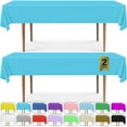 DecorRack 2 Rectangular Tablecloths -BPA- Free Plastic, 54 x 108 inch ...