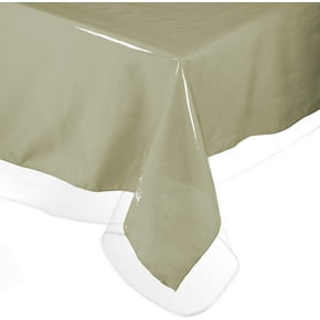 Clear Plastic Tablecloth