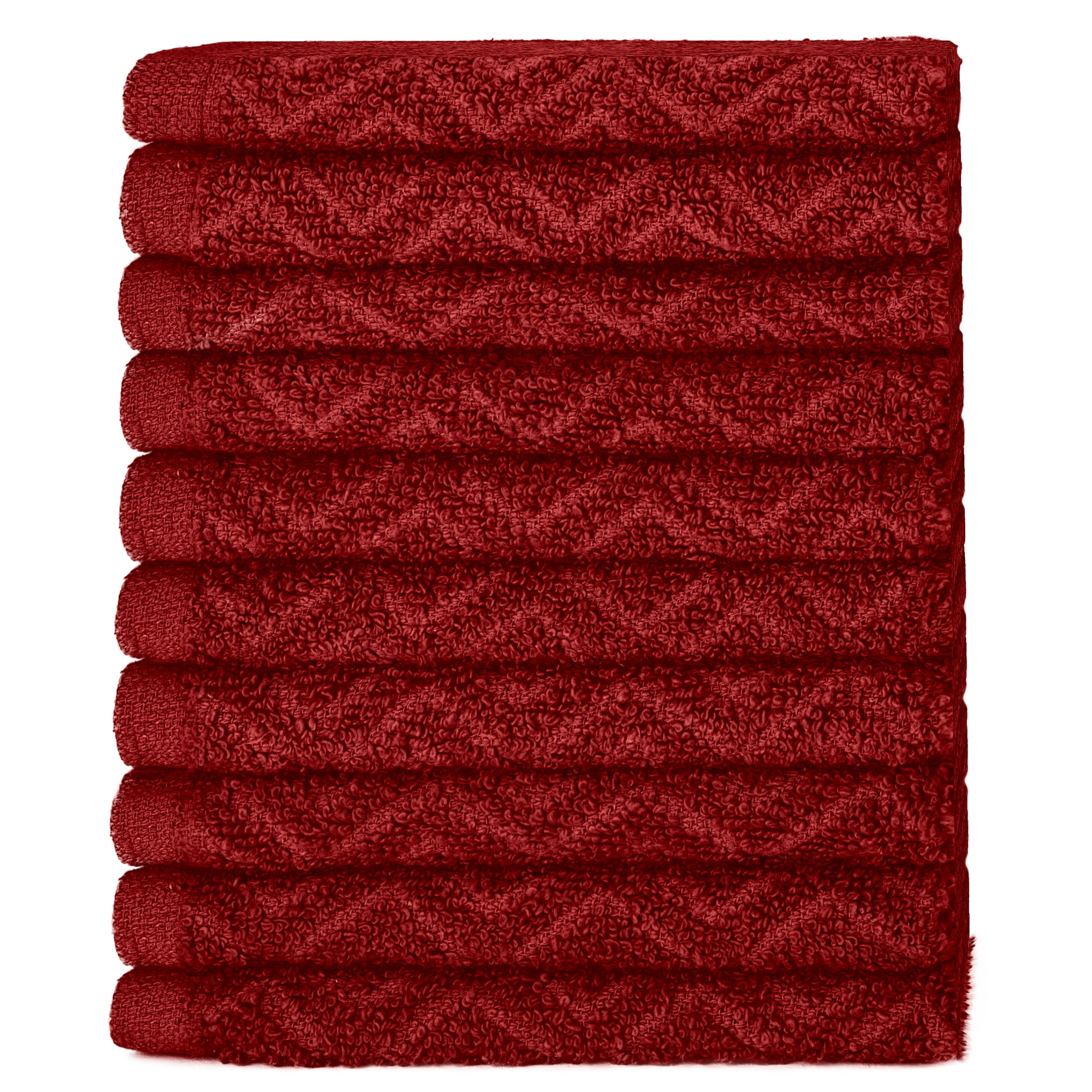 DecorRack 8 Pack Cotton Dish Cloths, 12x12 Inch, Perfect for Kitchen ...