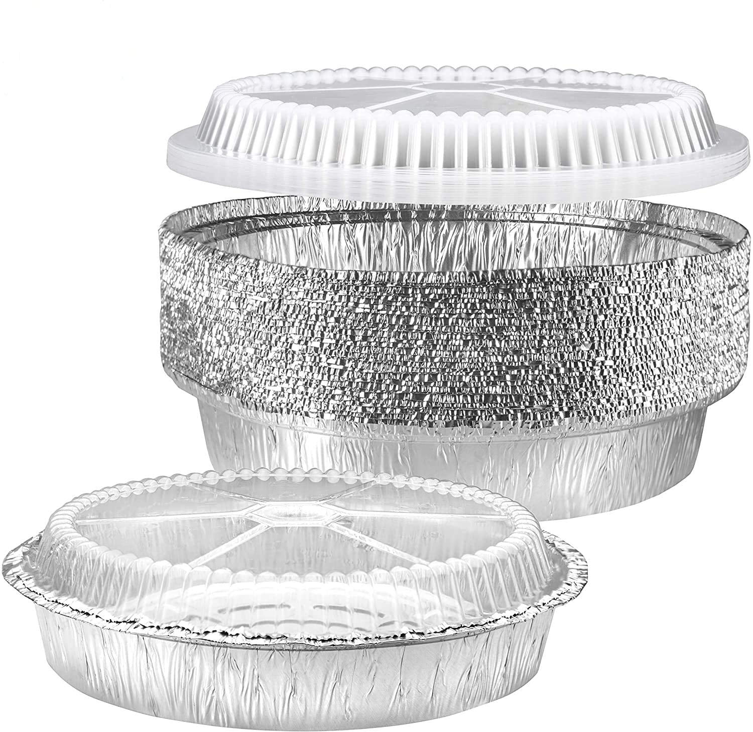 DecorRack Aluminum Pans with Dome Lids, 7 inch (14 Pieces) - Walmart.com