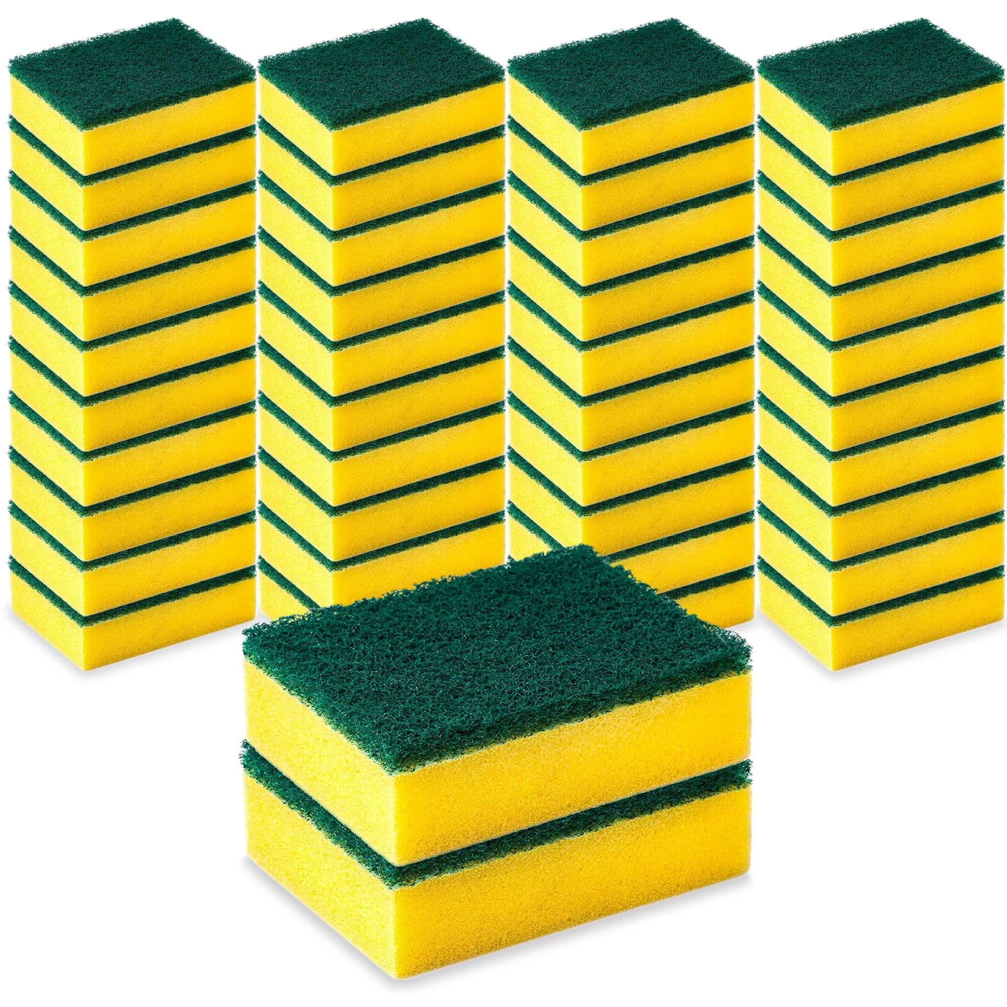 DecorRack Cleaning Scrub Sponges for Kitchen, Dishes, Bathroom, Non ...