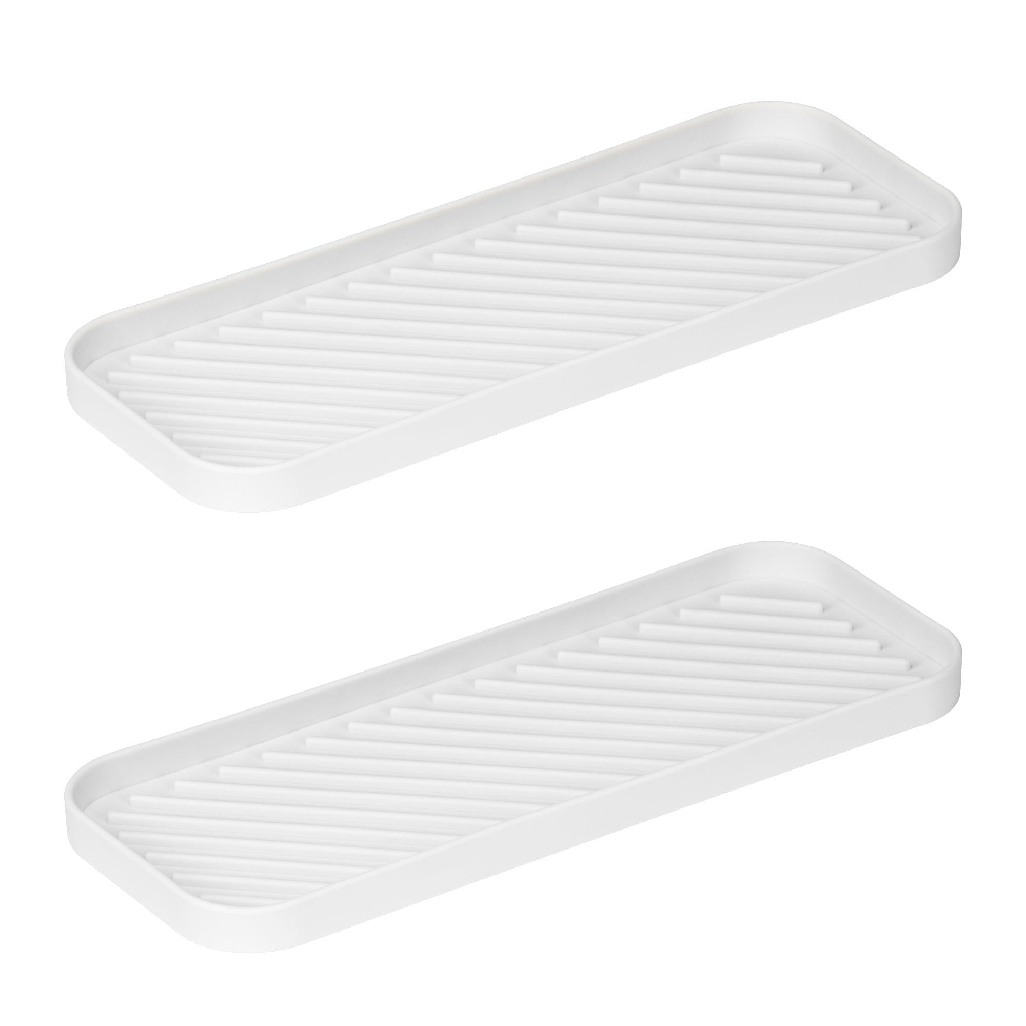 DecorRack 2 Pack Silicone Sponge Holder for Kitchen Sink, Flexible Soap ...