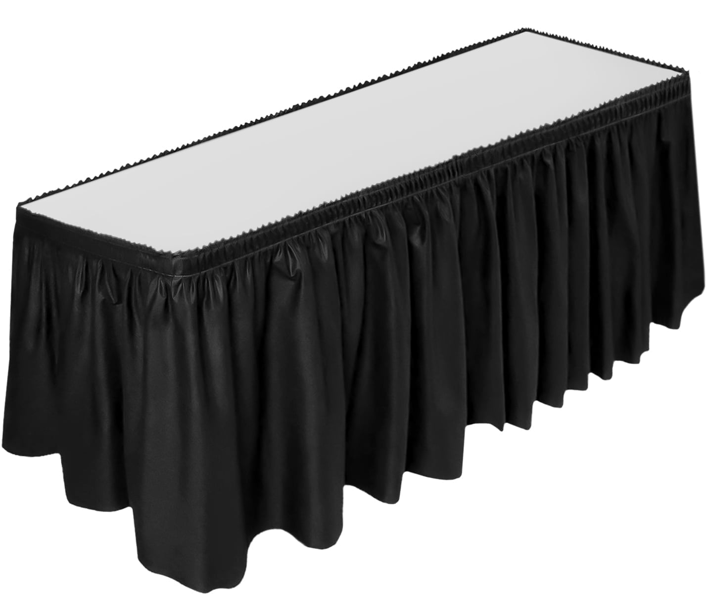 DecorRack Table Skirts 29 in x 14 ft Reusable Party Tablecloth Skirt ...