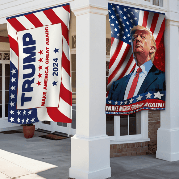 Double Sided Trump Flag