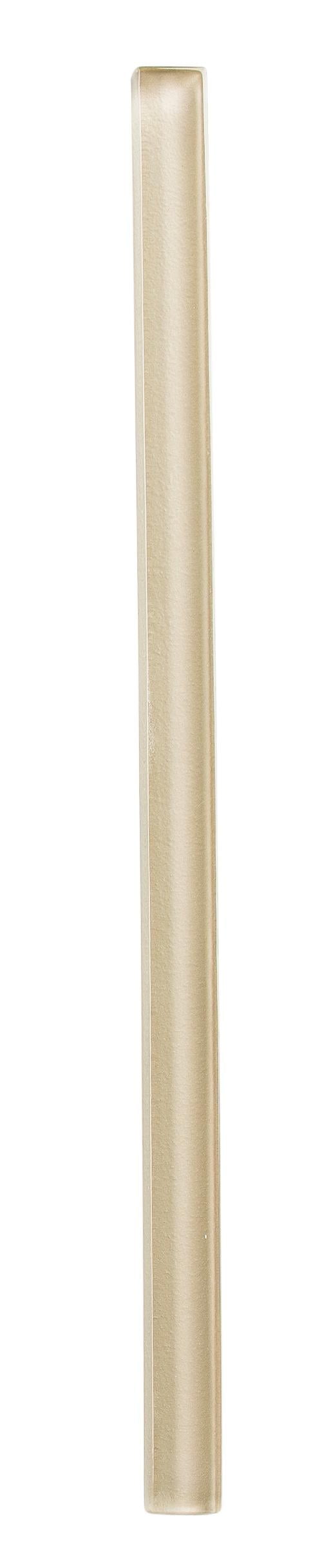 Decora Barre Caami Brown 0.5-in. x 12-in. Pencil Liner Polished Glass ...