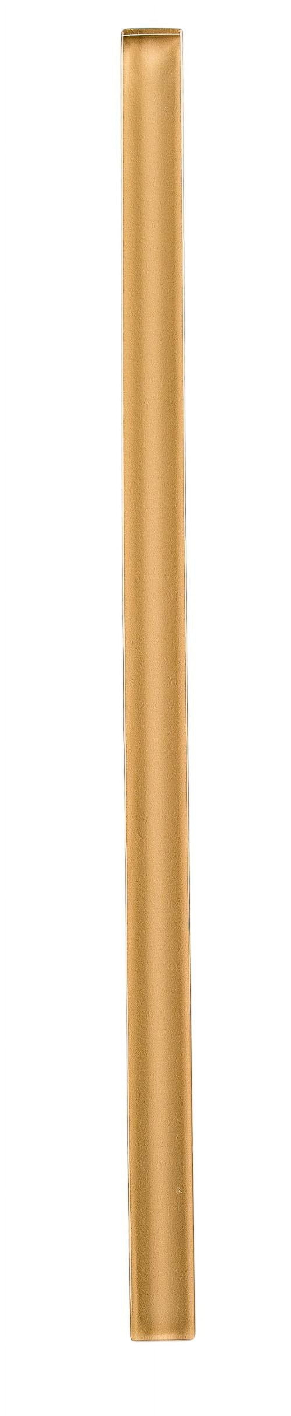 Decora Barre Art Brown 0.5-in. x 12-in. Pencil Liner Polished Glass ...