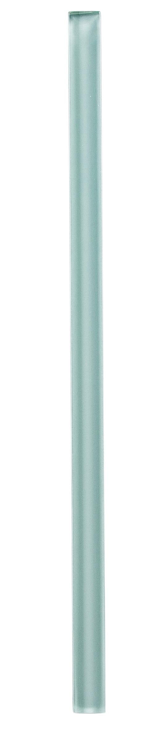 Decora Barre Cozy Blue 0.5-in. x 12-in. Pencil Liner Polished Glass ...