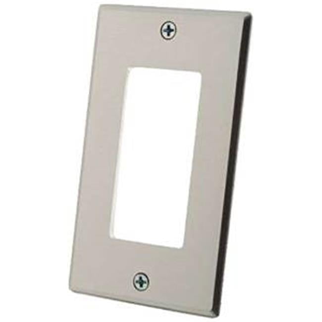Decora Compatible Cutout Single Gang Wall Plate - Aluminum - Walmart.com