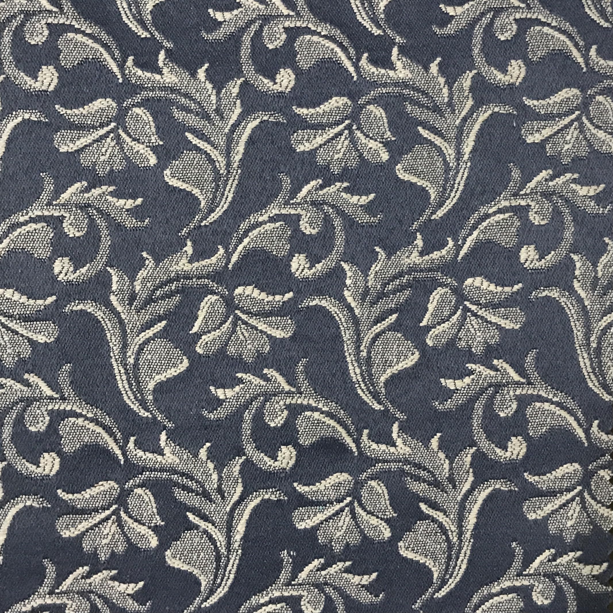 Decora Furnishings Floral Vine Design Jacquard Material Cotton Mix ...