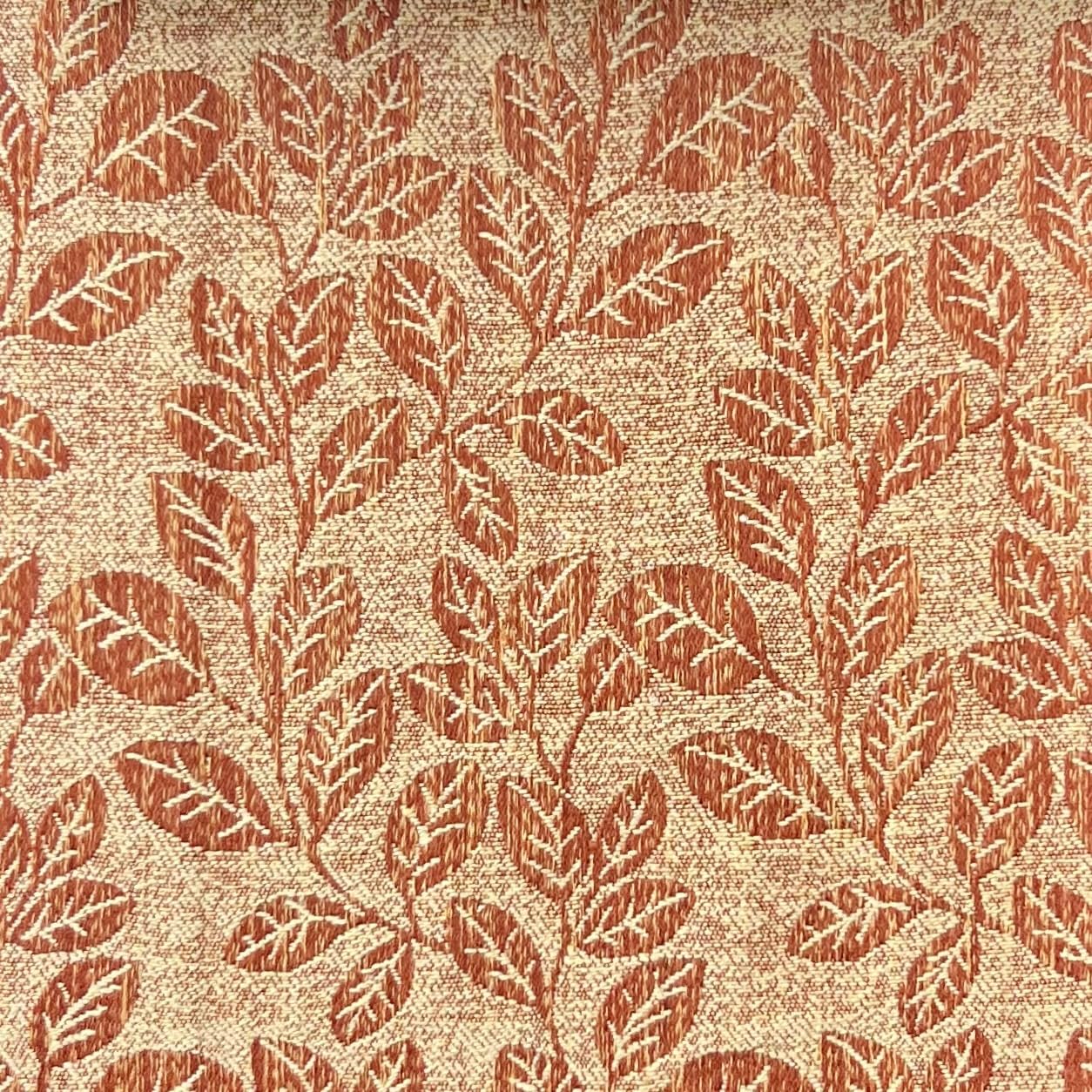 Decora Furnishings Leaves Design Jacquard Material Polyester-Cotton ...