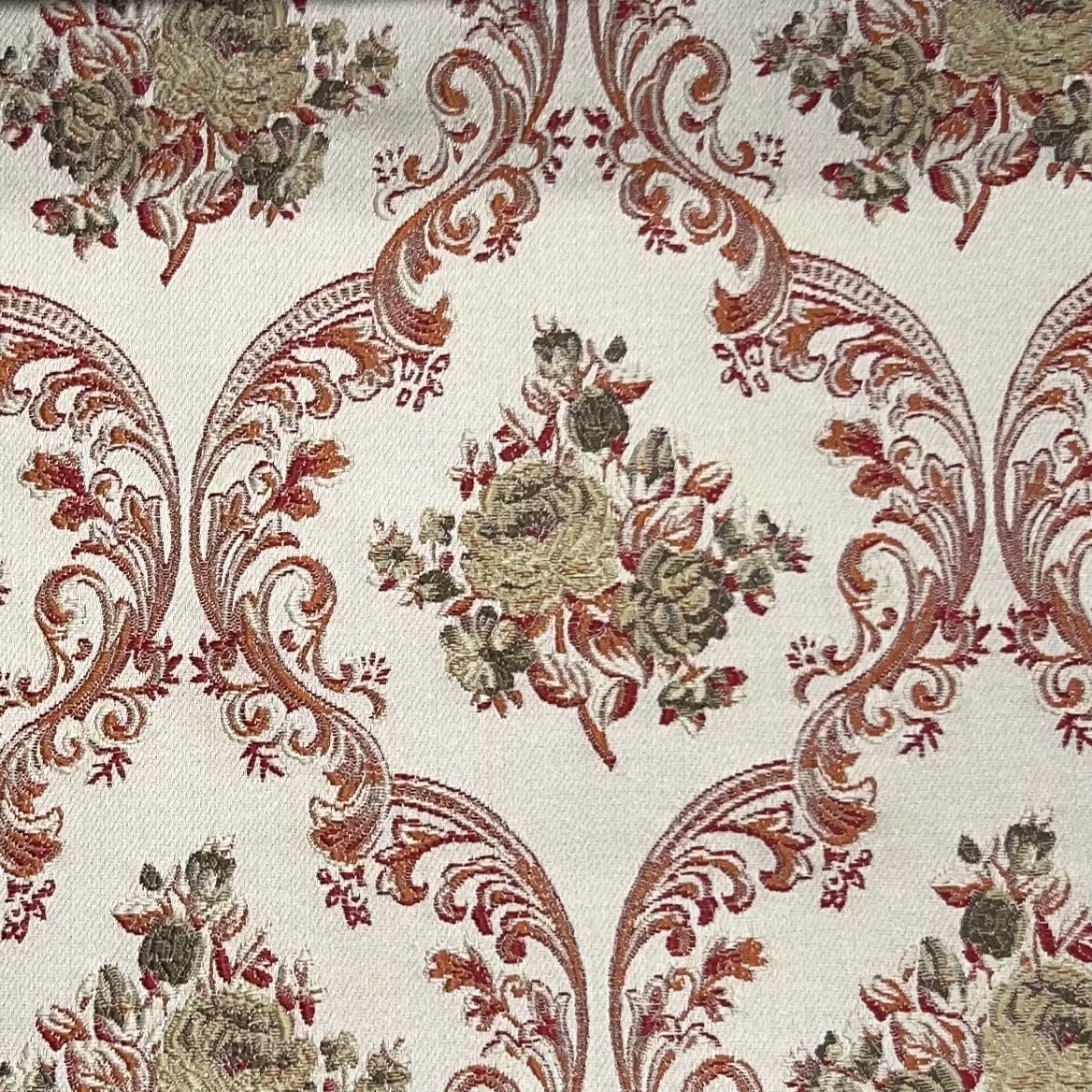 Decora Furnishings Luxurious Premium Brocade Jacquard Damask Fabric by ...