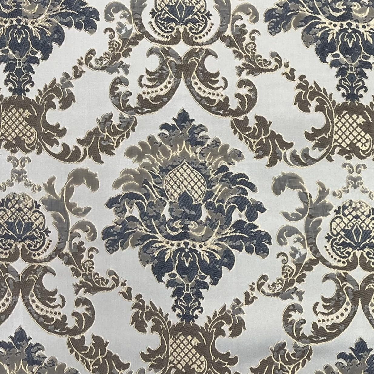 Decora Furnishings Luxurious Premium Vintage Damask Design Jacquard ...