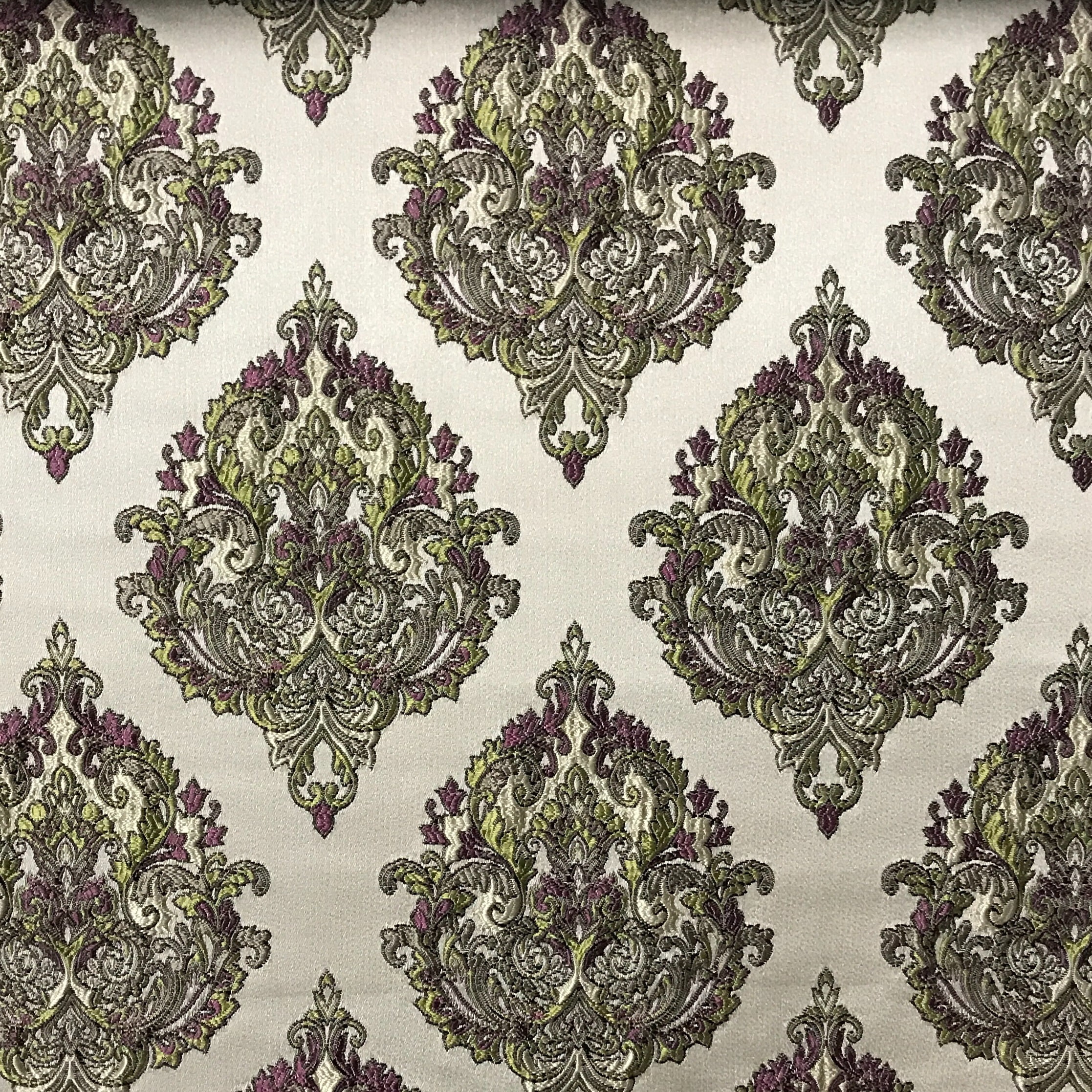 Decora Furnishings Woven Jacquard Damask Motif Design Upholstery Fabric ...