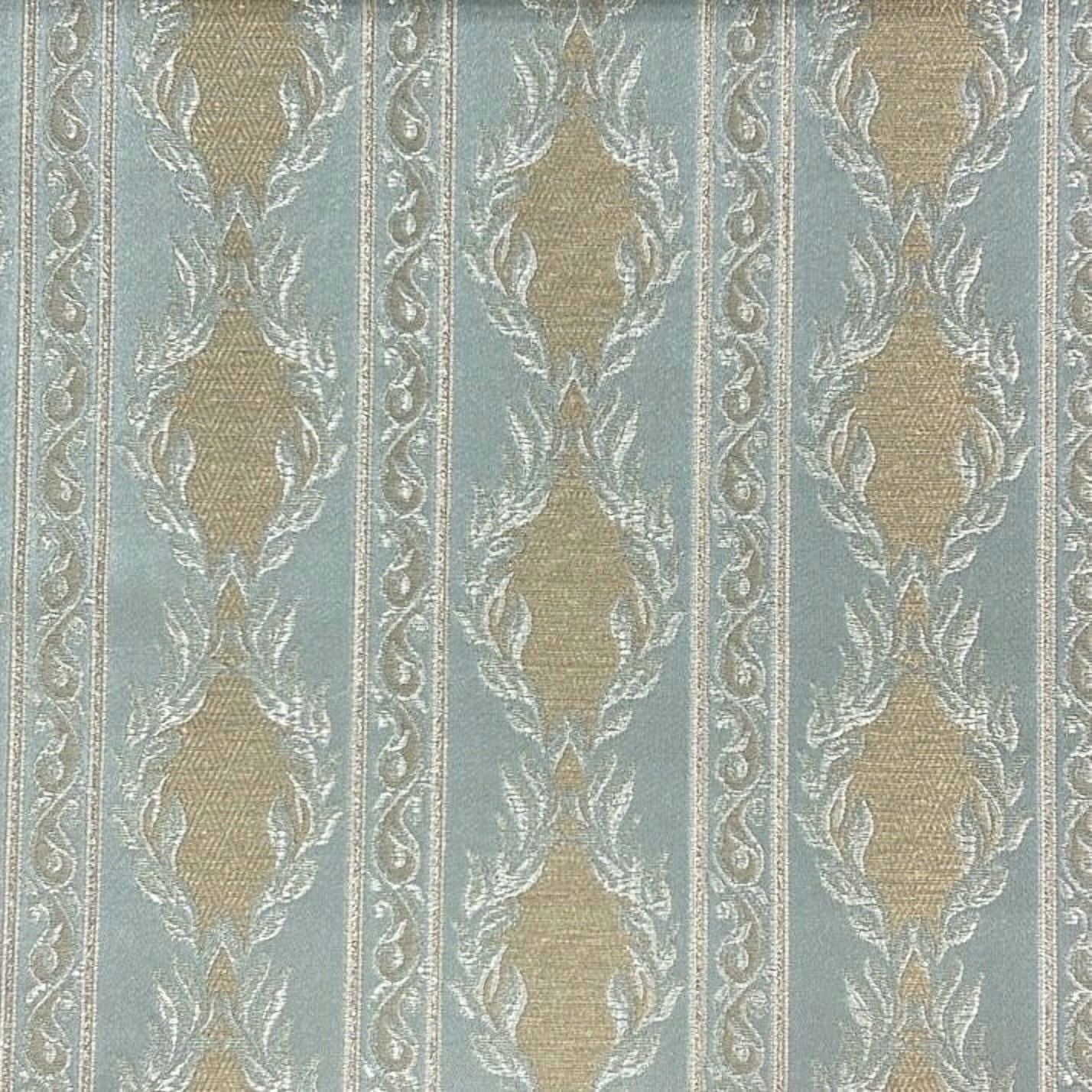 Decora Furnishings Luxurious Woven Jacquard Damask Stripes Heavy ...