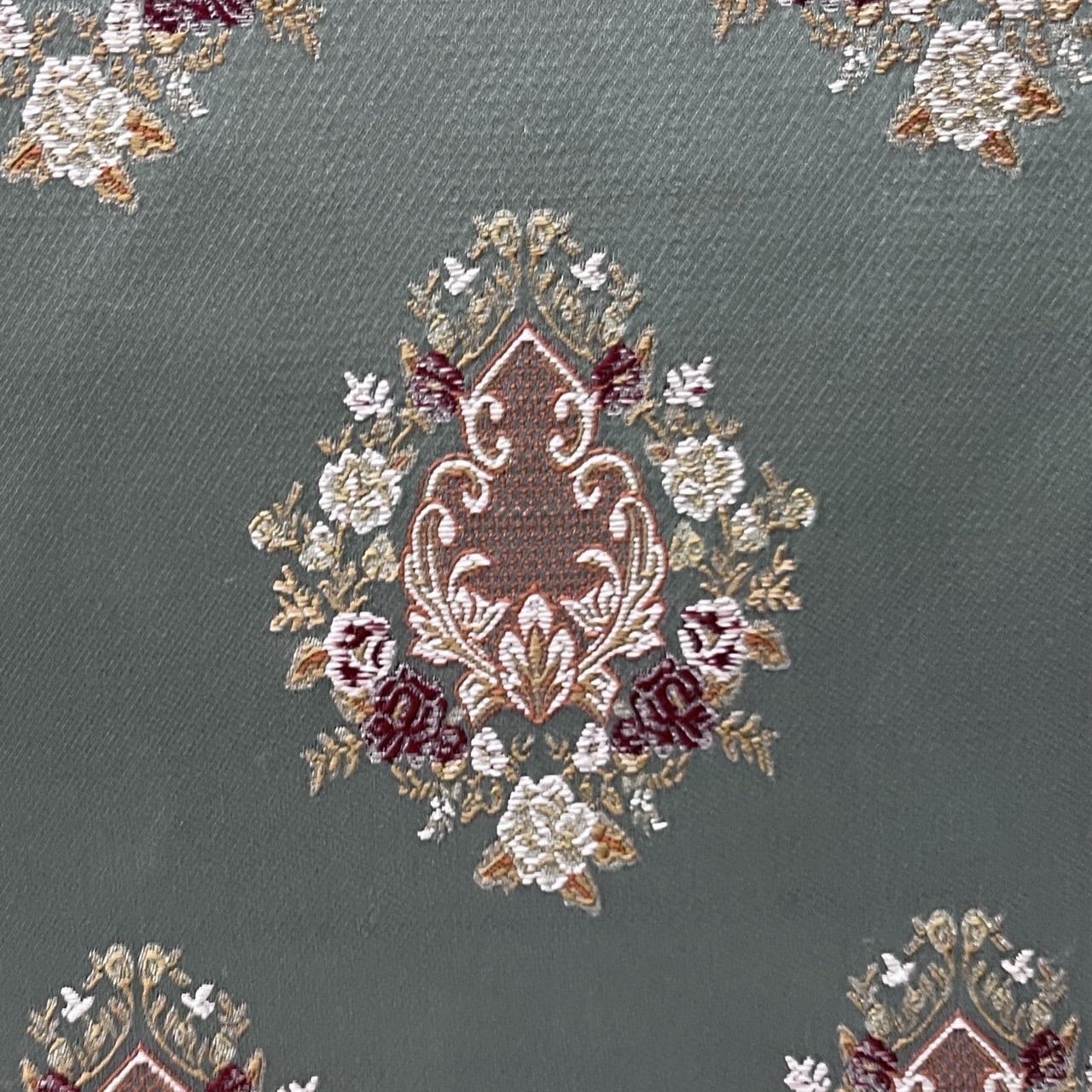 Decora Furnishings Luxurious Woven Jacquard Motif Damask Design Heavy ...