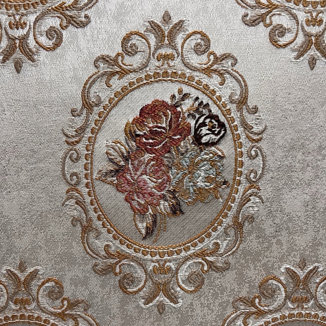 Decora Furnishings 54 Inches Woven Jacquard Floral Design Sewing ...