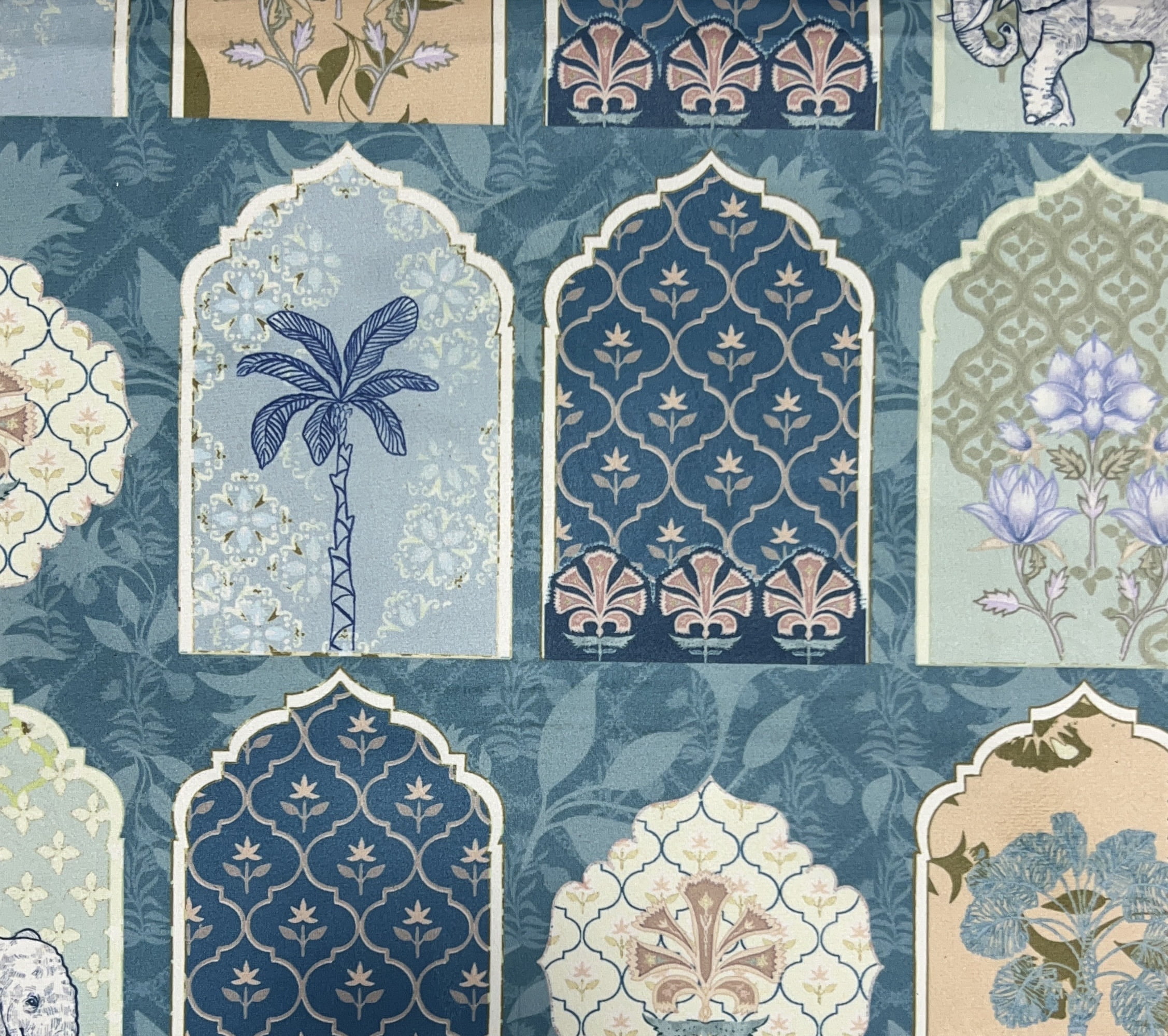 Decora Furnishings Mughal Dynasty Garden Vintage Design Digitally ...