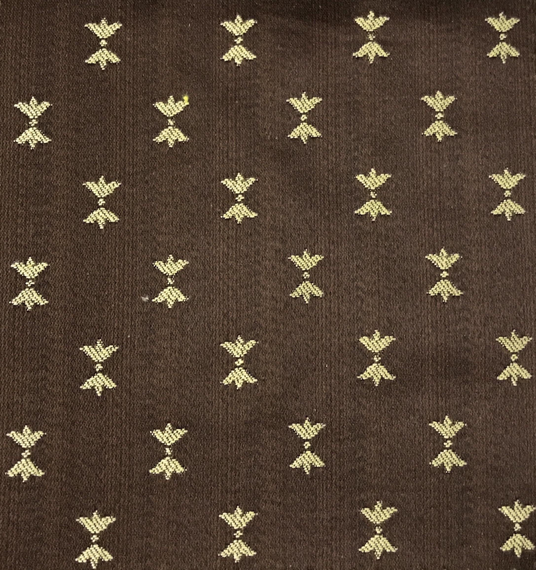 Decora Furnishings Royal Lily Design Jacquard Material Cotton Mix ...