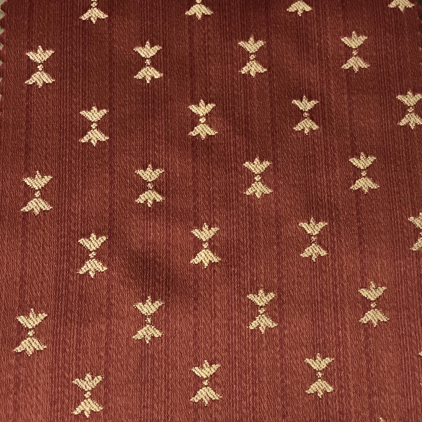 Decora Furnishings Royal Lily Design Jacquard Material Cotton Mix ...