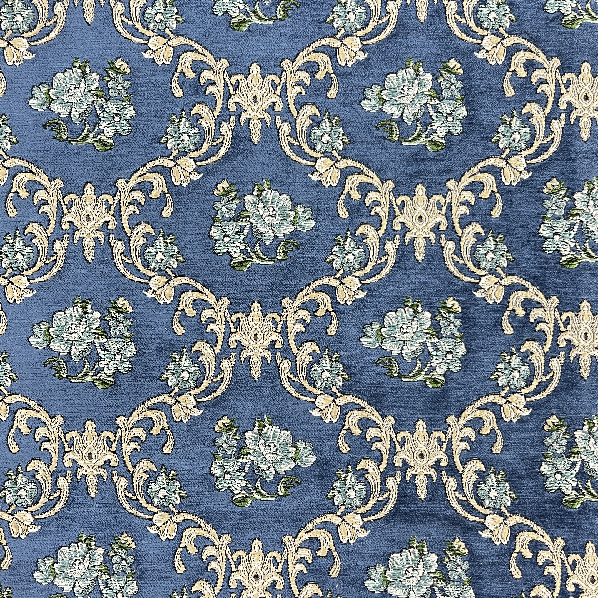 Decora Furnishings Vintage Damask Design Premium Chenille Jacquard ...