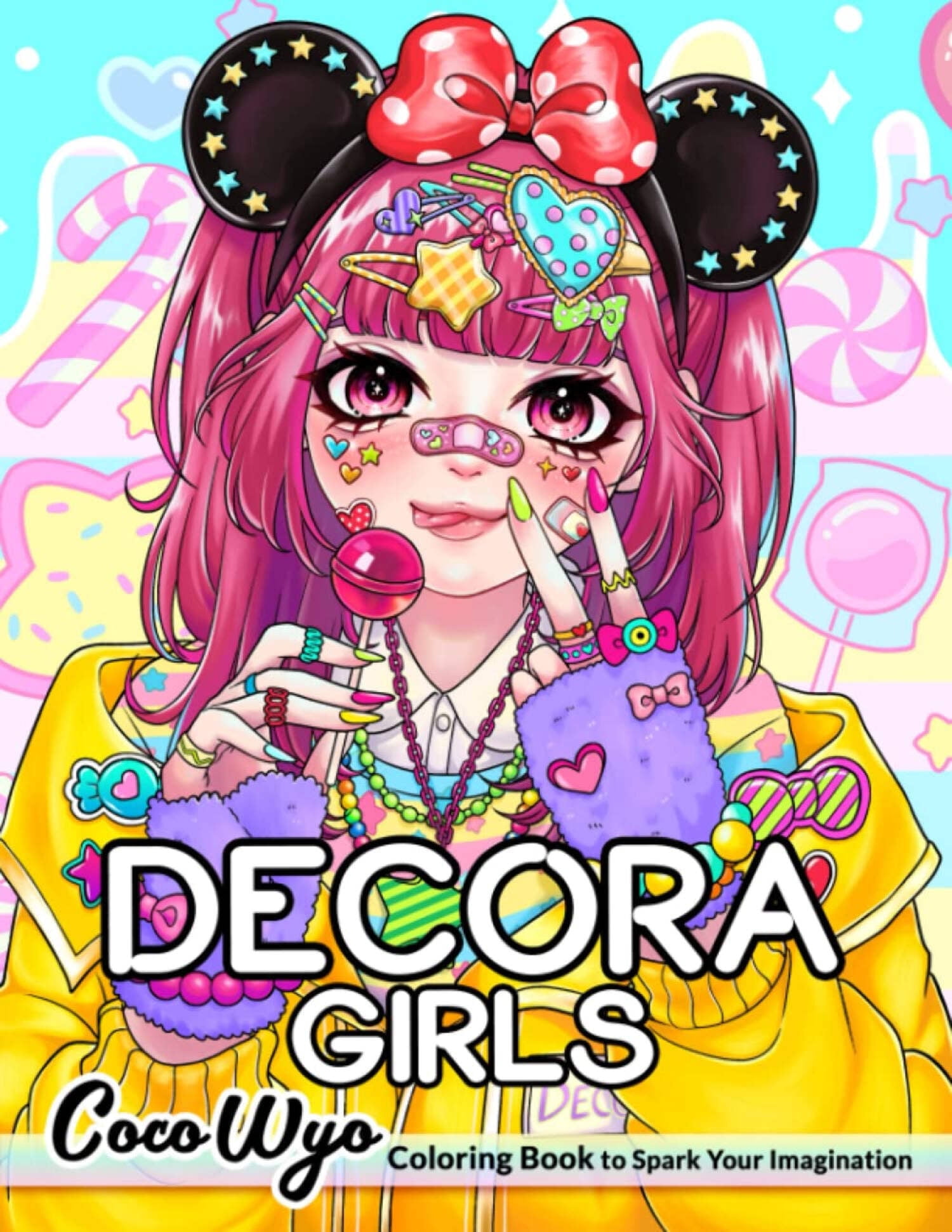 Decora Girls: Coloring Book Featuring Attractive and Adorable Girls ...