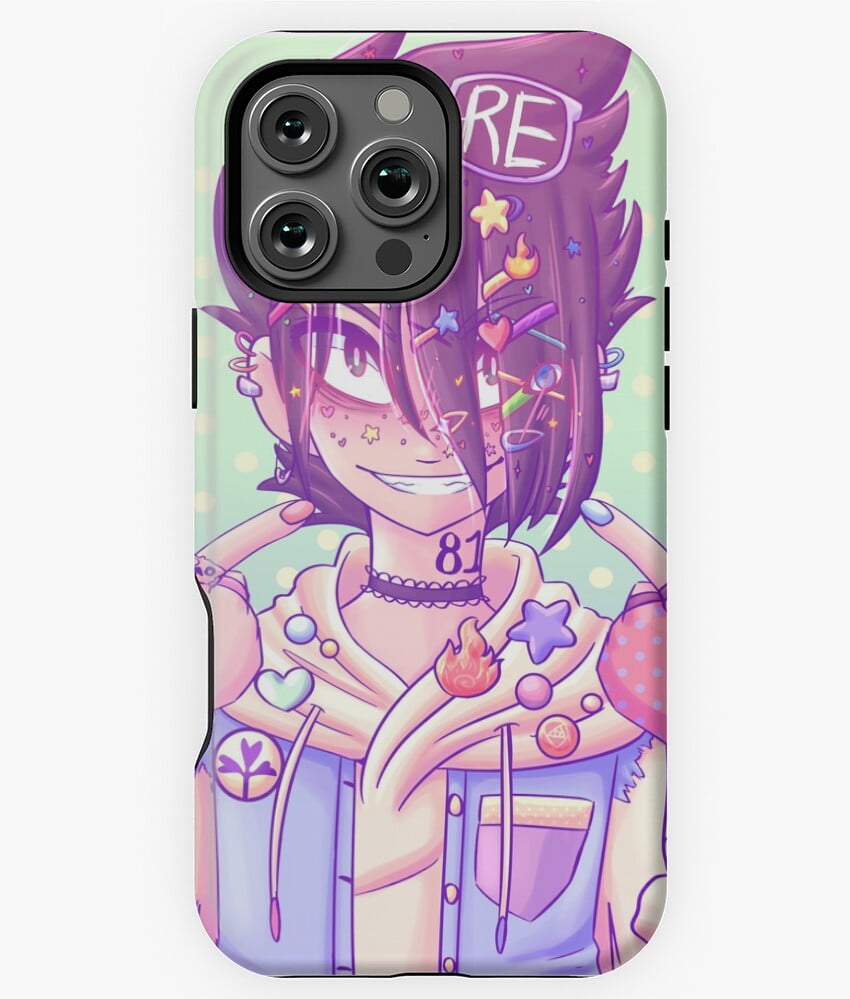 Decora Kei Ray Harajuku Fashion Phone Case for iPhone 16 15 14 13 12 11 ...