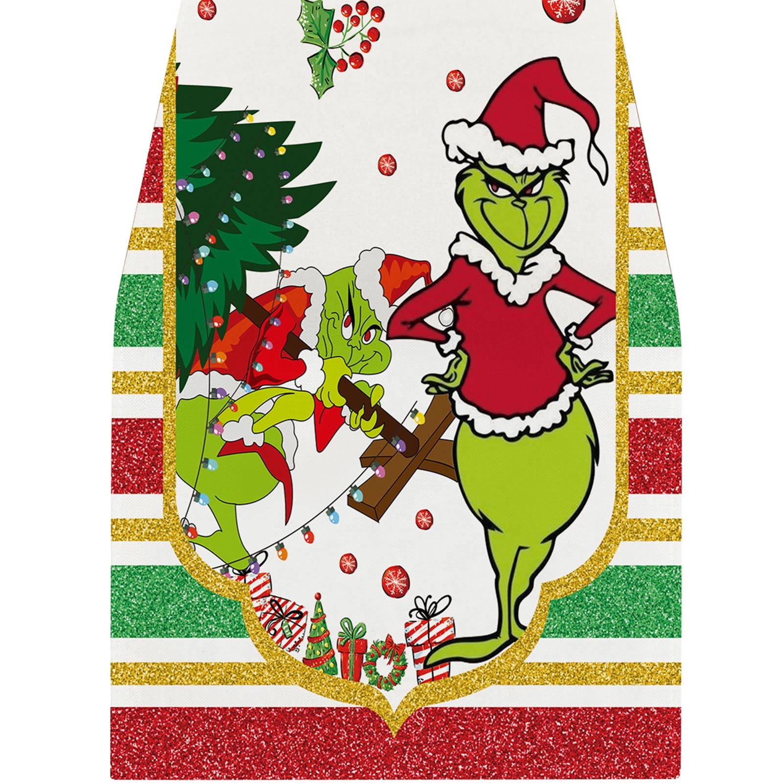 Decoracion Del Grinch Navidad Grinchmas Table Runner Merry Christmas ...