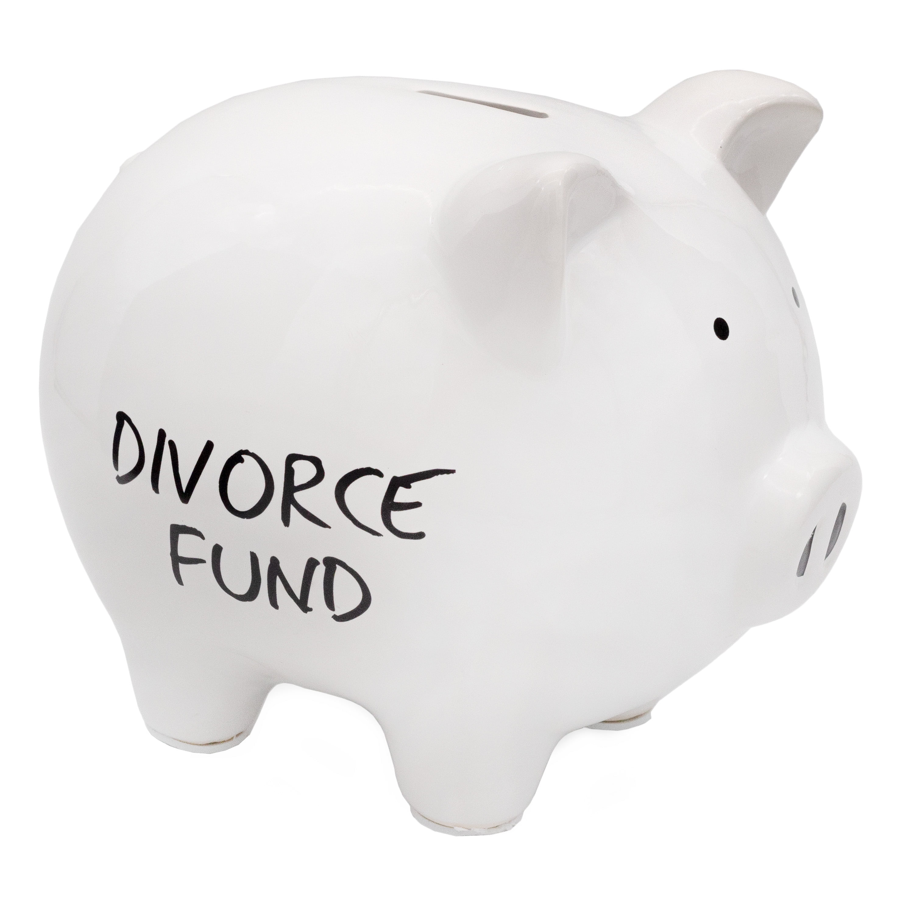 Decorae Divorce Fund Piggy Bank, Gag Gift and Divorce Party Prop ...