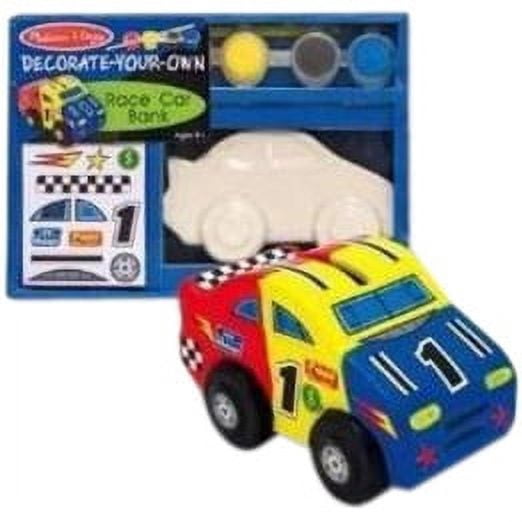 Decorate Your Own Race Car Bank - Walmart.com