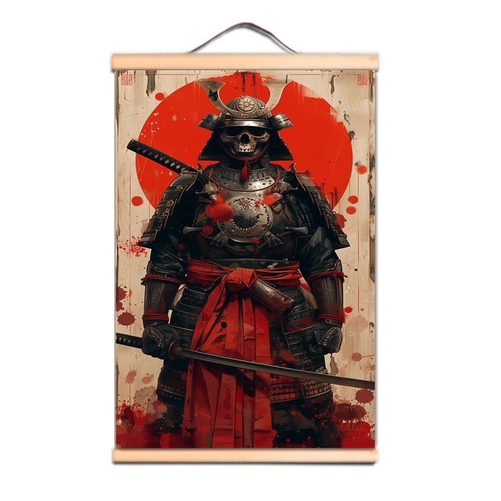 Decorate Your Room with This Japan Samurai Bushido Tattoo Scroll ...