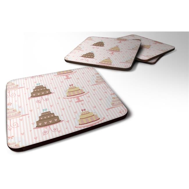 Decorated Cakes Foam Coasters - Set of 4 - Walmart.com