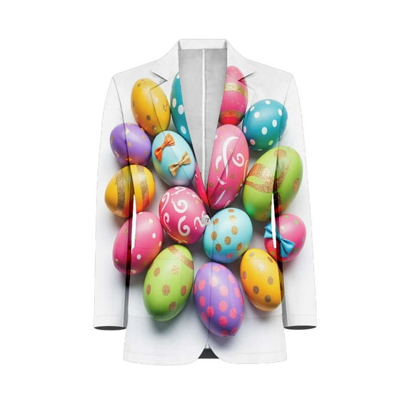 Decorated Easter Eggs Galore! Customized Men's Suits full man Shawl Collar Gentleman Suits for ...