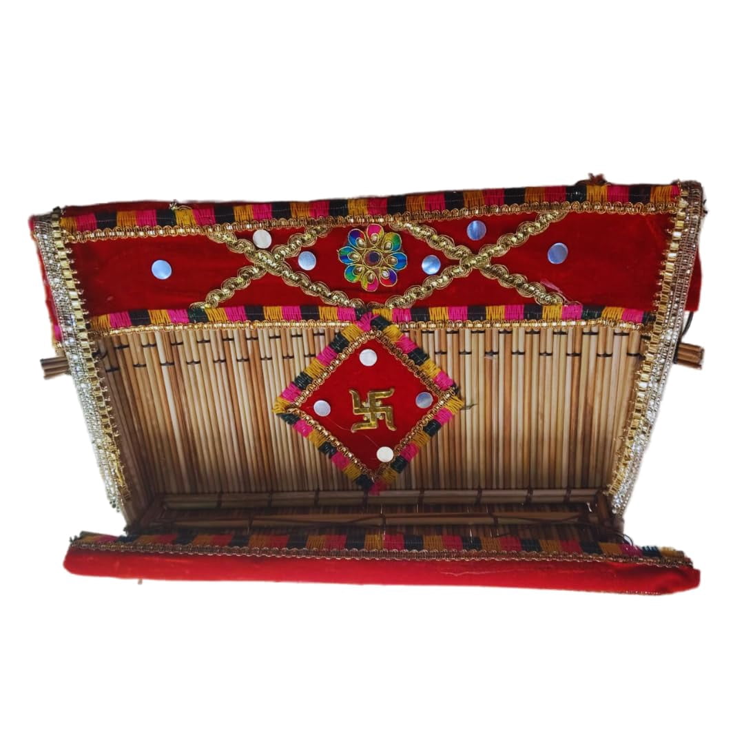 Decorated Soop for Pooja Handmade Traditional Bamboo Winnowing Basket ...