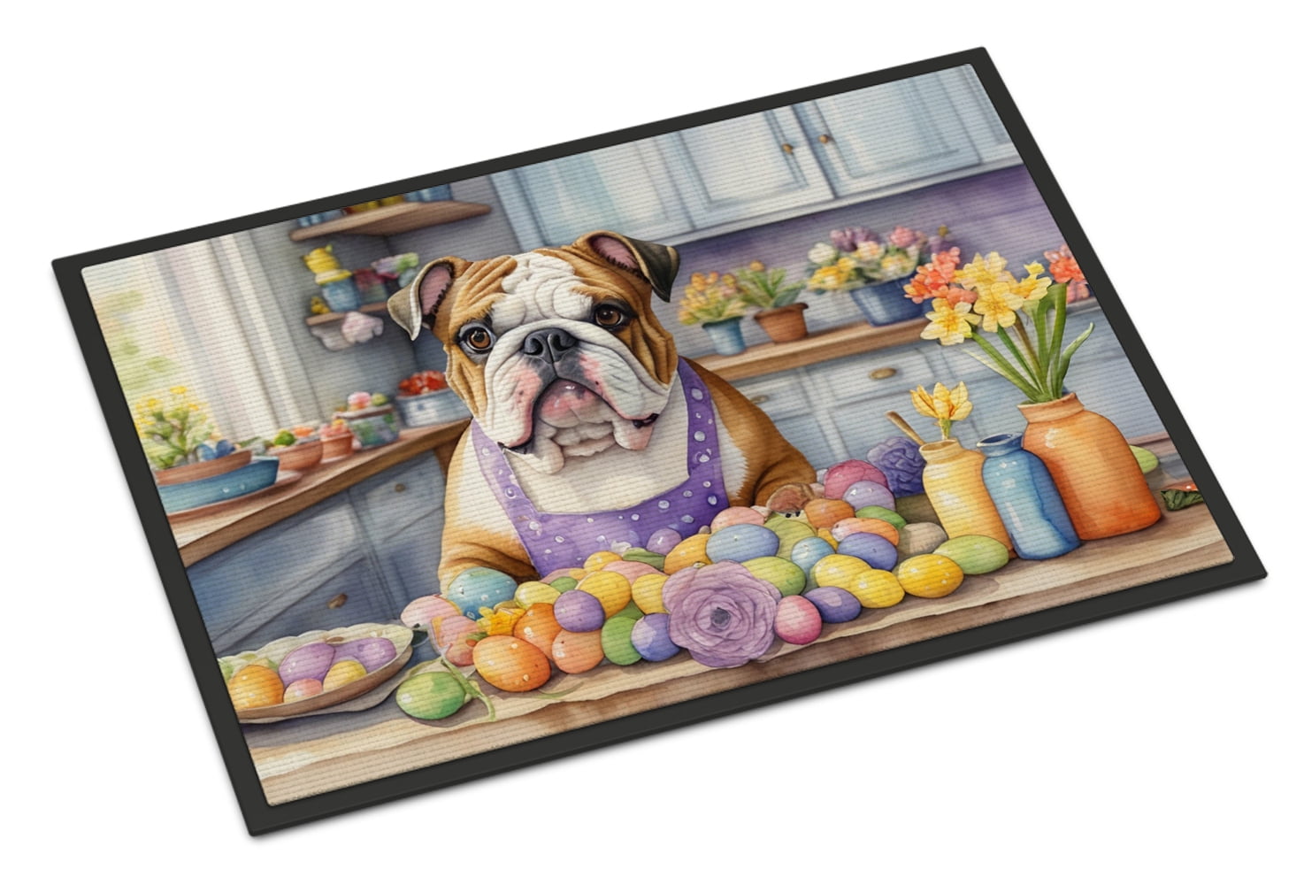 Decorating Easter Yorkshire Terrier Doormat - Walmart Business Supplies