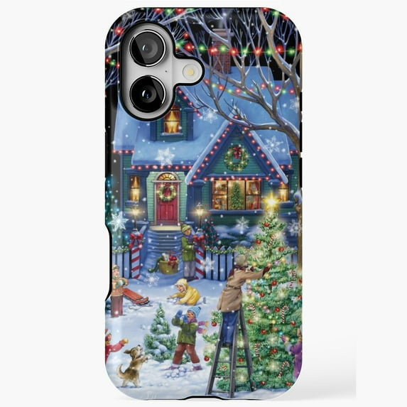 Decorating For Christmas Art Case for iPhone 11 12 13 14 15 16 17 Pro ...