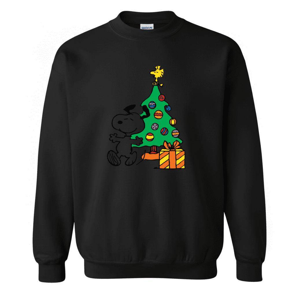 Decorating Holiday Tree Festive Cheer Celebration Merry Bright Design ...