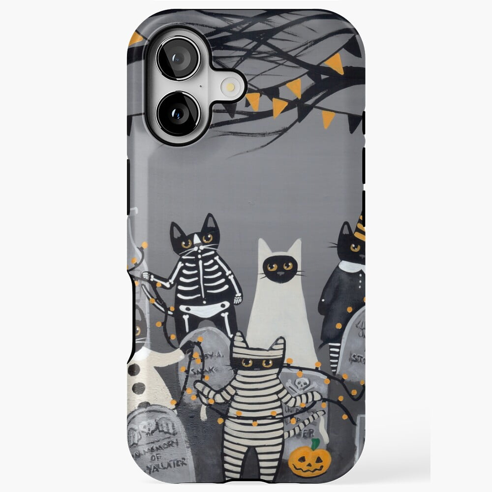 Decorating the Graveyard Scene Compatible Phone Case for iPhone 11–17 ...