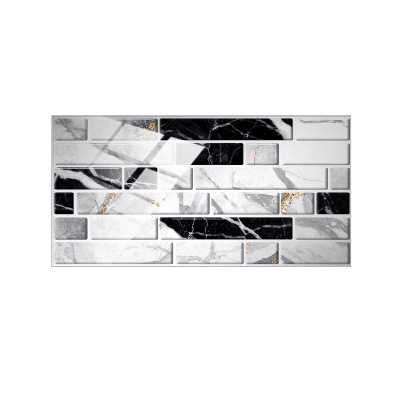 Decoration Adhesive Crystal Wall Tile Stickers 1PC Kitchen Sticker 2D ...