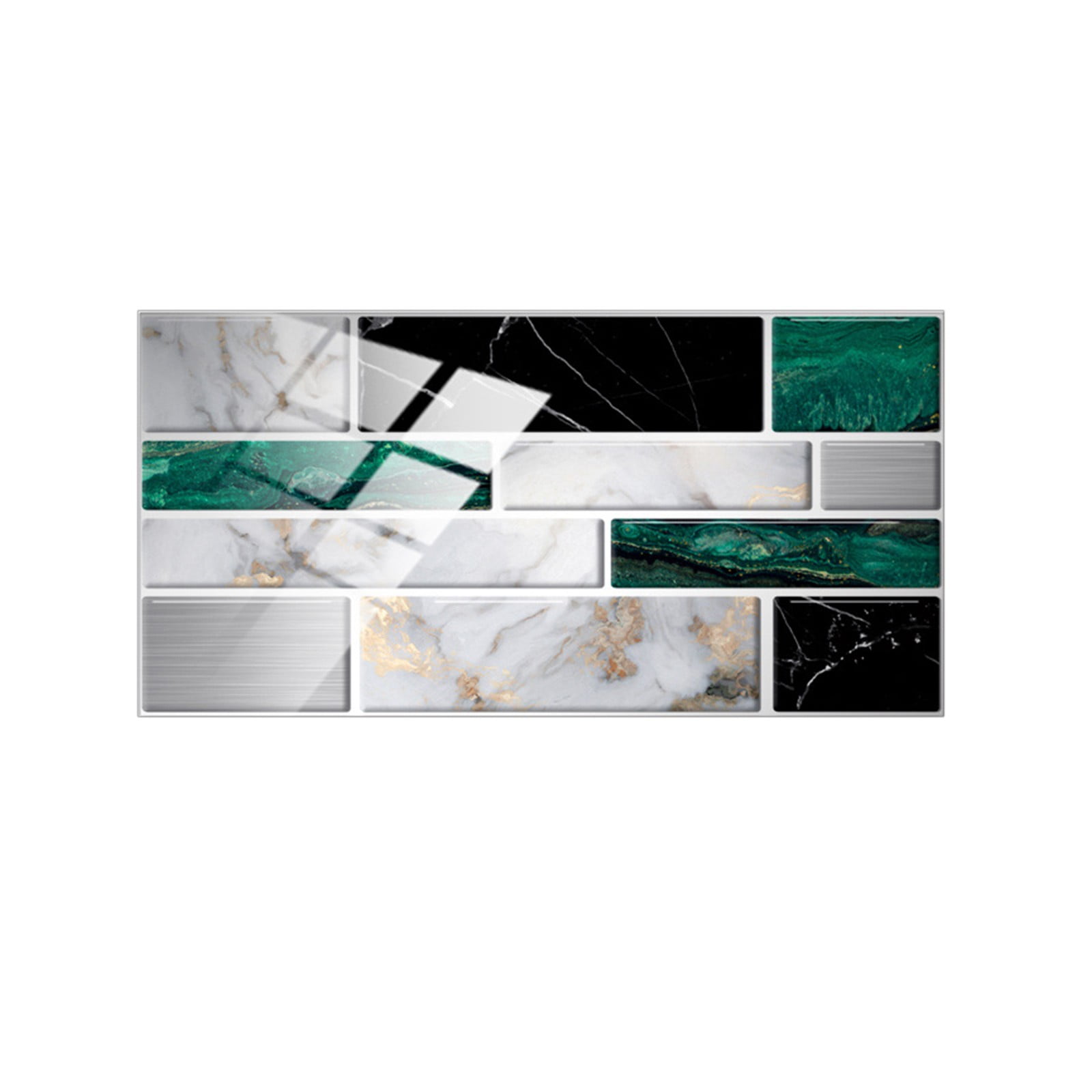 Decoration Adhesive Wall Tile Stickers 1PC Kitchen Sticker 2D Bathroom ...