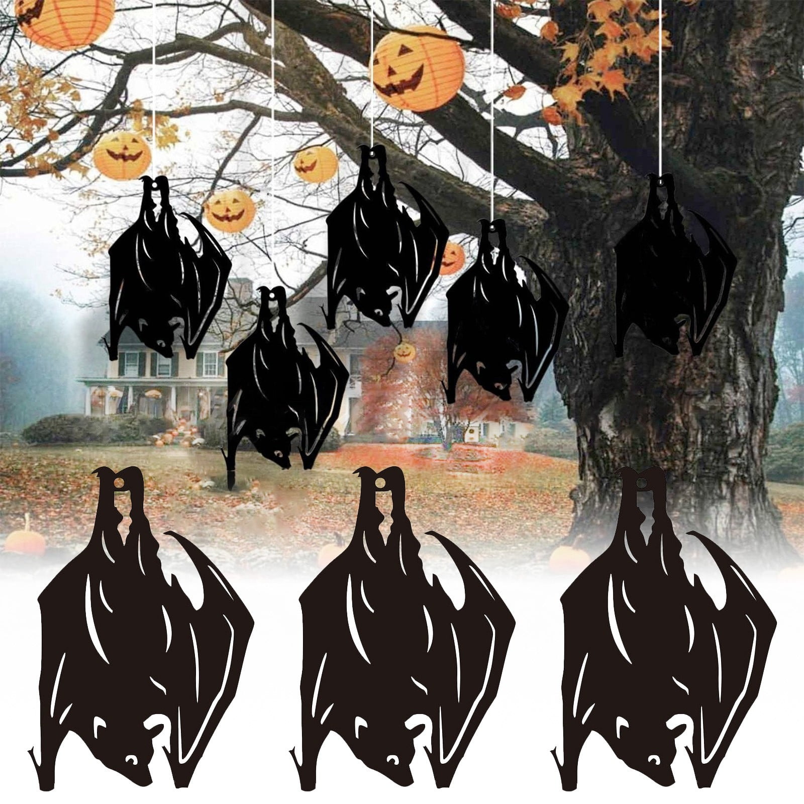 Decoration Animated Hanging Female Pendant With Red Glowing Eyes Flying ...